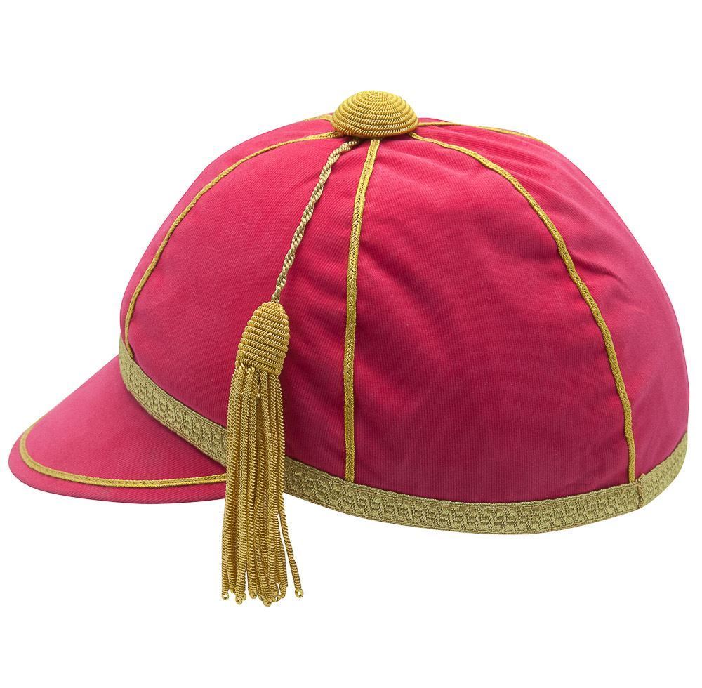Honours Cap Cerise Pink With Gold Trim | Honourcaps.com