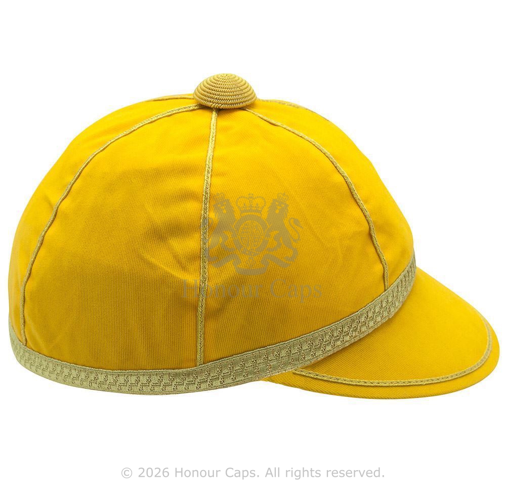 Honours Cap Light Gold With Gold Trim | Honourcaps.com