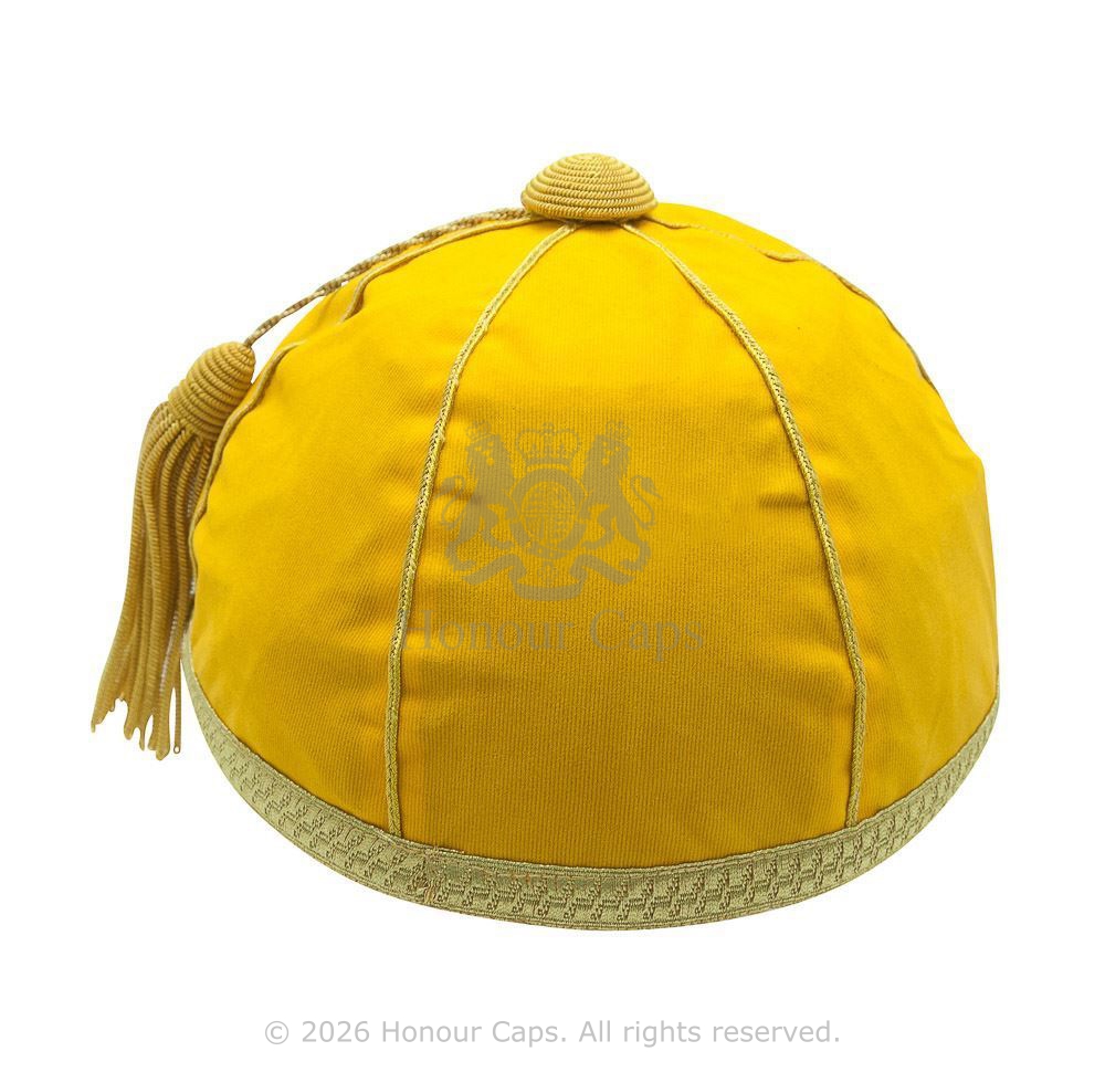 Honours Cap Light Gold With Gold Trim | Honourcaps.com