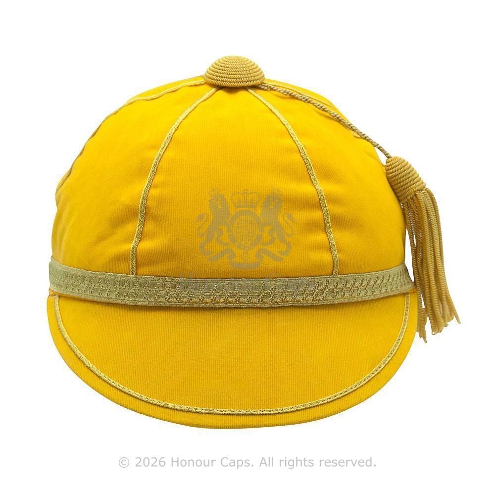 Honours Cap Light Gold With Gold Trim | Honourcaps.com